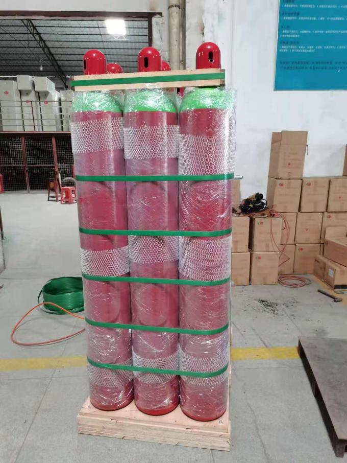 Enclosed Flooding IG55 Argonite Gas Fire Suppression System Extinguisher