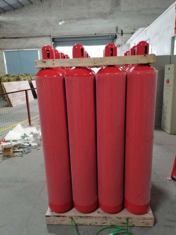 Nitrogen IG100 Inergen Gas Fire Suppression System 80 Liter