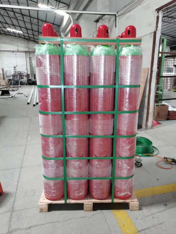 Inergen IG541 Inert Gas Fire Suppression System Enclosed Flooding