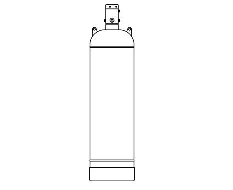 Library Fire Suppression System Cylinder Insulated Novec1230 Without ...