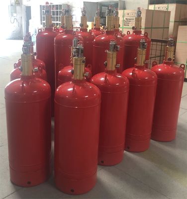 Carbon Steel And Aluminum Novec Clean Agent System Welded Cylinder