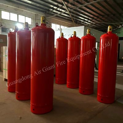 Customized 180L Red Cylinder FM200 Fire Suppression System
