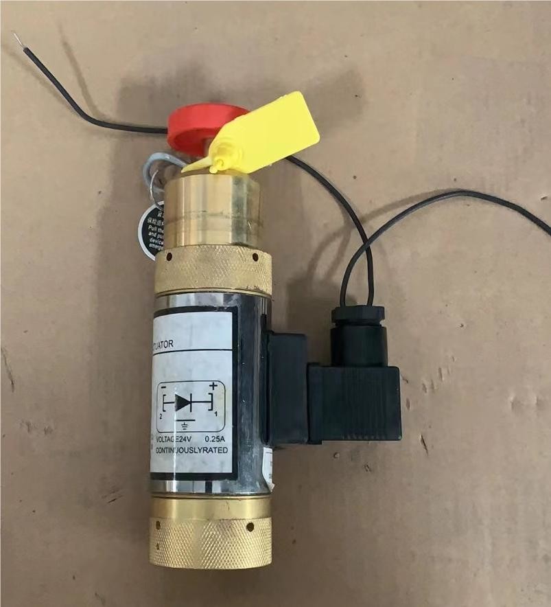 Non Corrosive FM200 Fire Suppression System DC24V Solenoid Actuator 50N