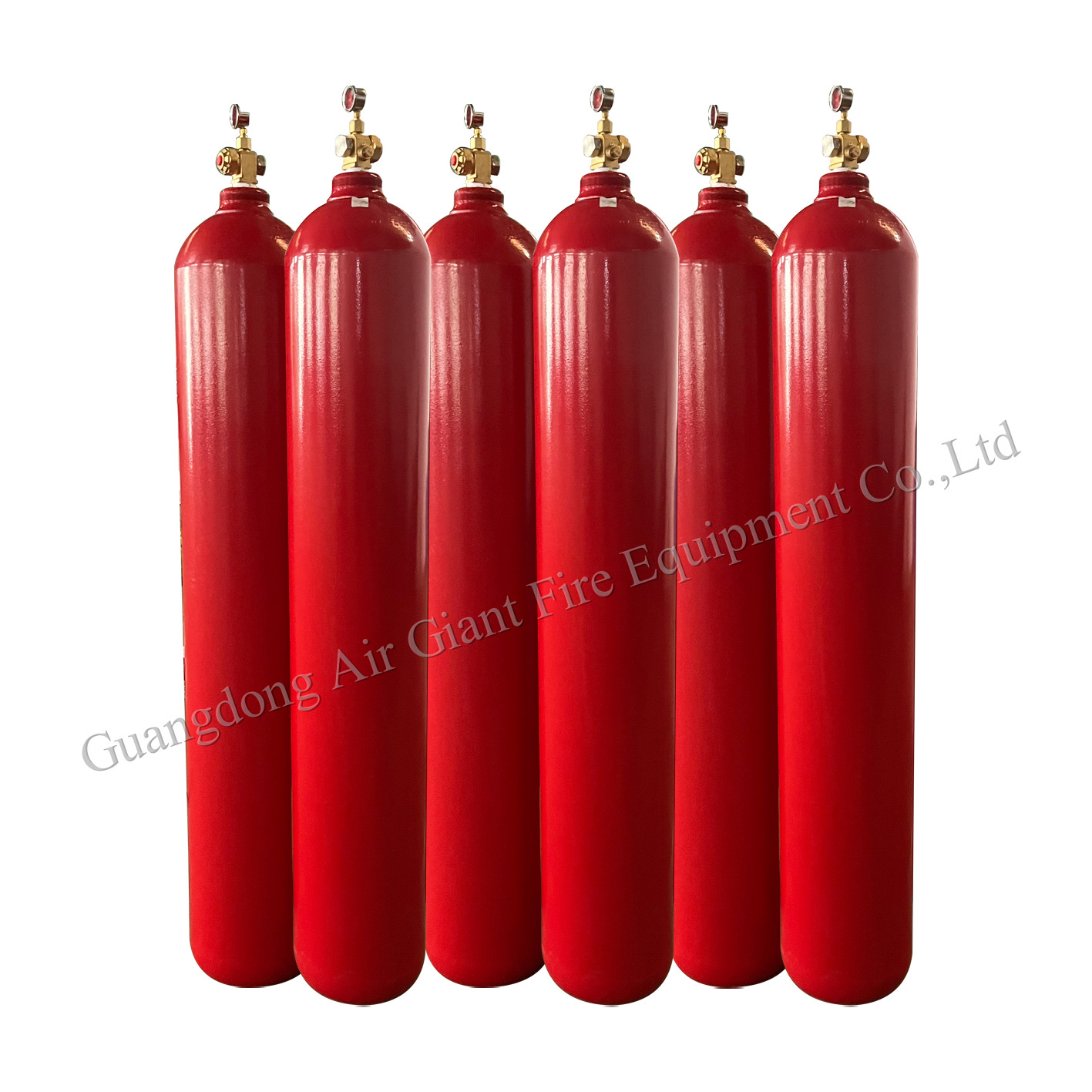 Cylinder For Inert Gas Inergen IG541 Fire Extinguishing System Without Residue In Server Room