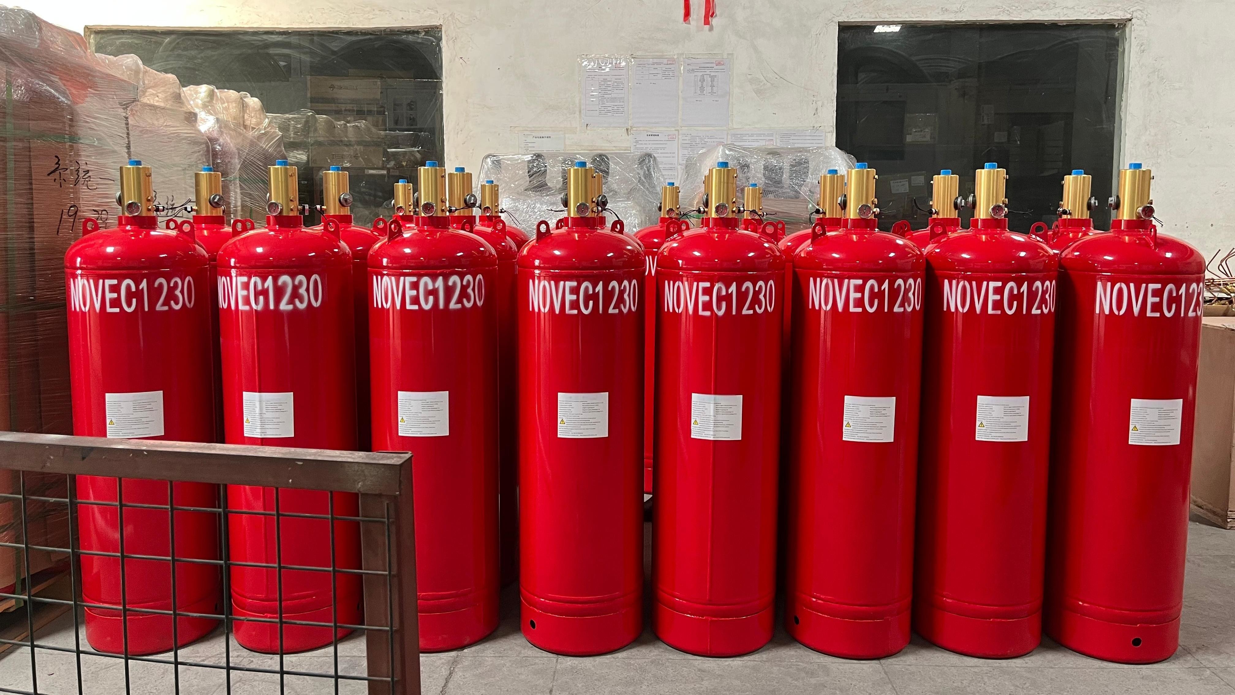Non Corrosive Novec 1230 Fire Suppression Gas System 4.2MPa 5.6MPa